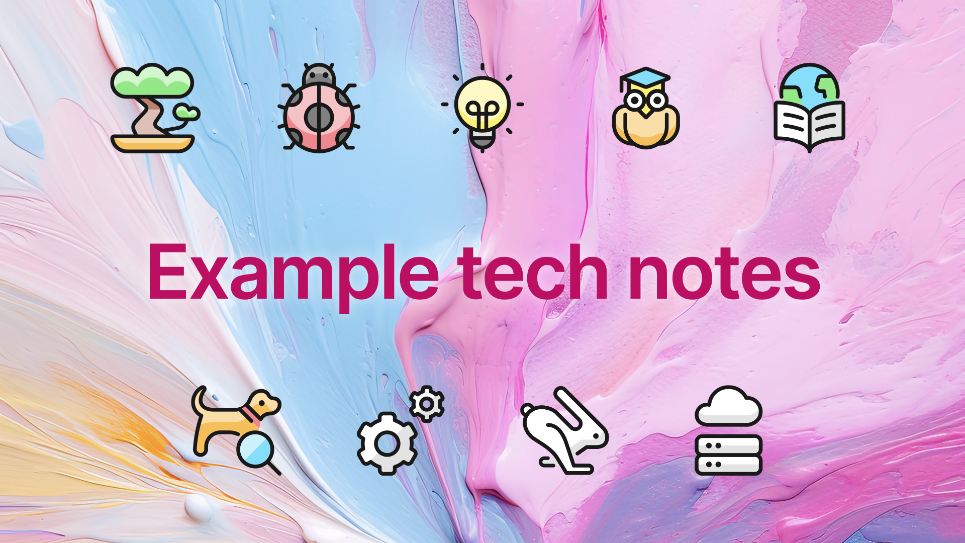 Key note categories for tech issues - Inkdrop User Manual